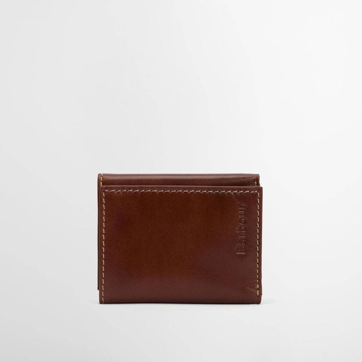 Barbour Leather Bi Fold Wallet - Heritage Brown
